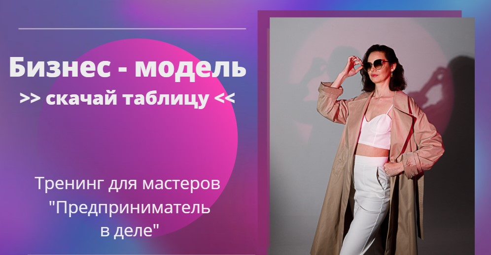 тренинг "Предприниматель в деле" Модуль 1 - Урок 2 Бизнес модель