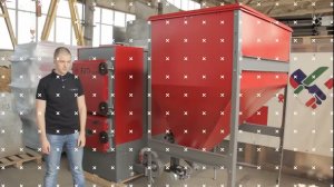Overview of the pellet boiler Faci 105