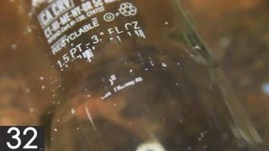 60s Project -  How To Remove Silk Screen Print Paint/Ink from Glass (Voss Bottle)