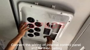 Installation Instruction of 12v/24v air conditioning system roof mounted electric dc air conditioner