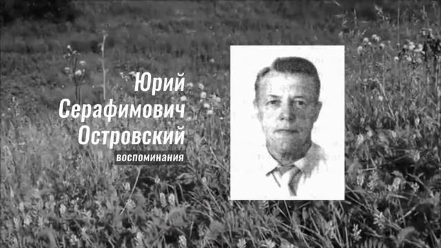 Воспоминания. Юрий Островский