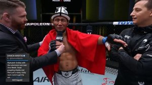 UFC Вегас 82: Мыктыбек Оролбай - Слова после боя
