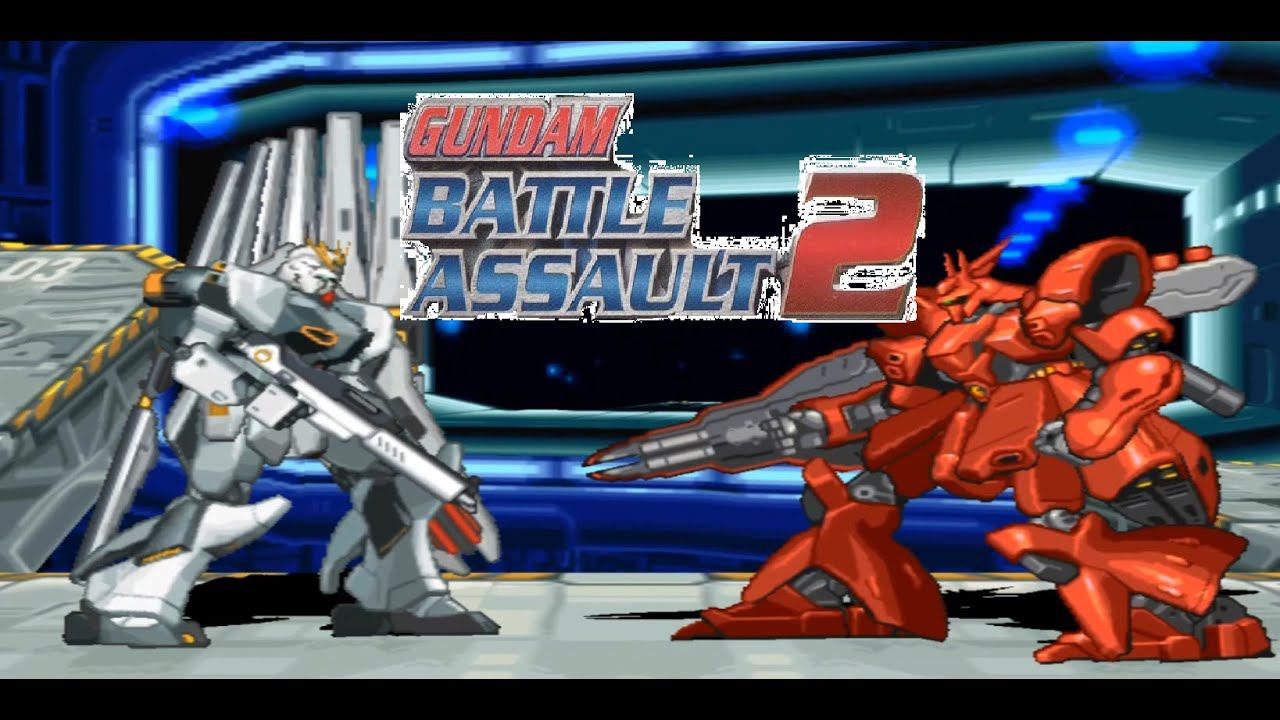 Gundam: Battle Assault 2 (PS1) Sazabi & Nu Gundam Time Attack A