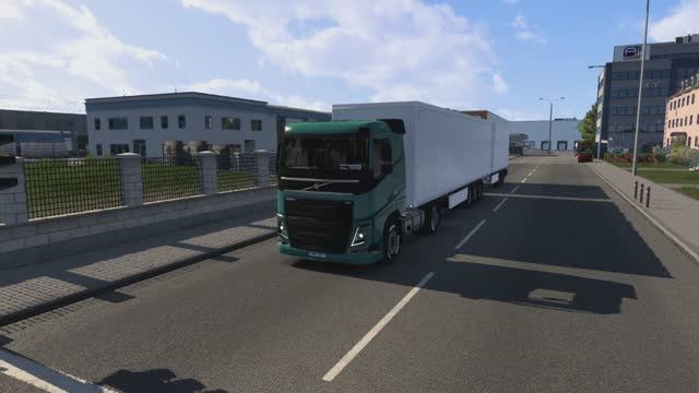 ETS2 купил новый Вольво | доставка с огромным прицепом