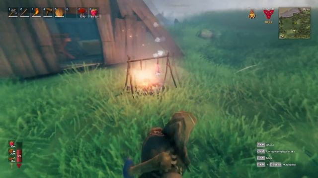 ⚡ Прохождение Valheim: НАЧАЛО #1
