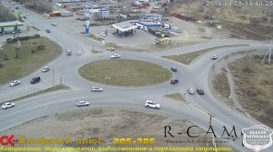 ДТП. Абакан. Кольцо Крылова. АЗС ГПН. Часть 1 25.04.2018