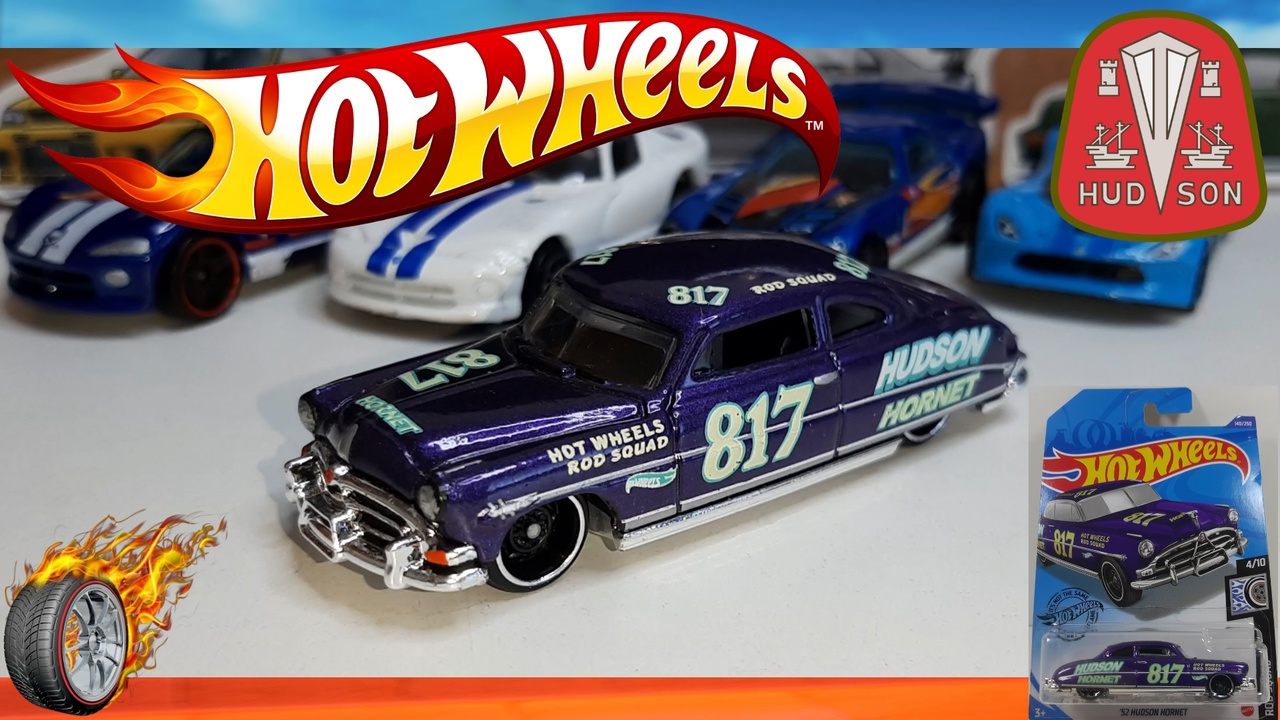 Custom Hot Wheels 52 Hudson Hornet HW Rod Squad 4/10