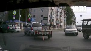 ДТП на смене сигналов светофора.