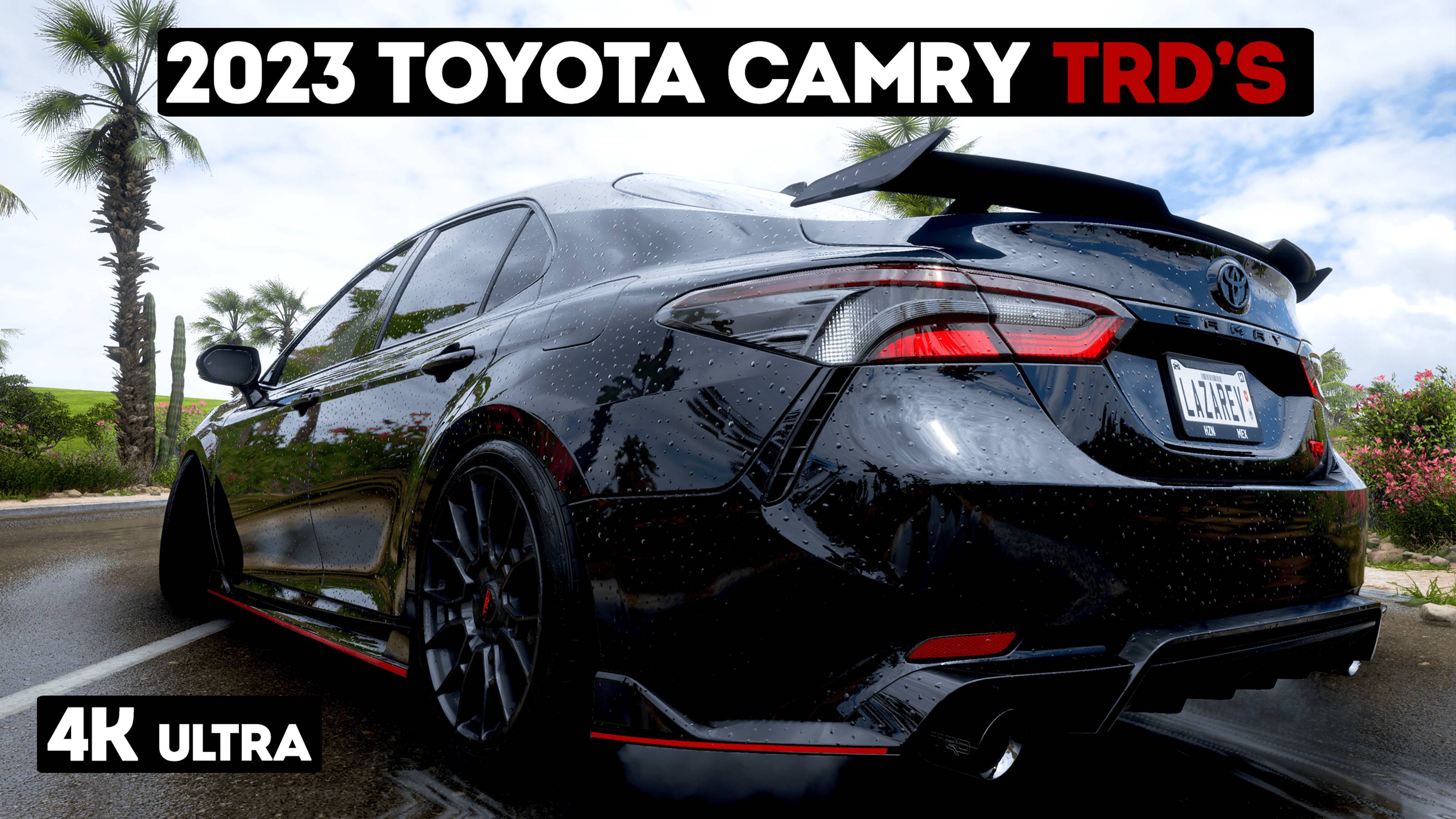 Toyota Camry TRD’s 2023 - Forza Horizon 5 | MOZA R9 gameplay 4K ULTRA