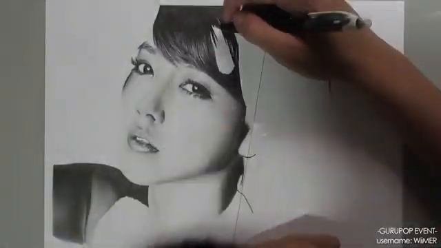 Park Soyeon (T-Ara) - Graphite Pencil Drawing