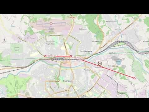 План над центром города (по email)