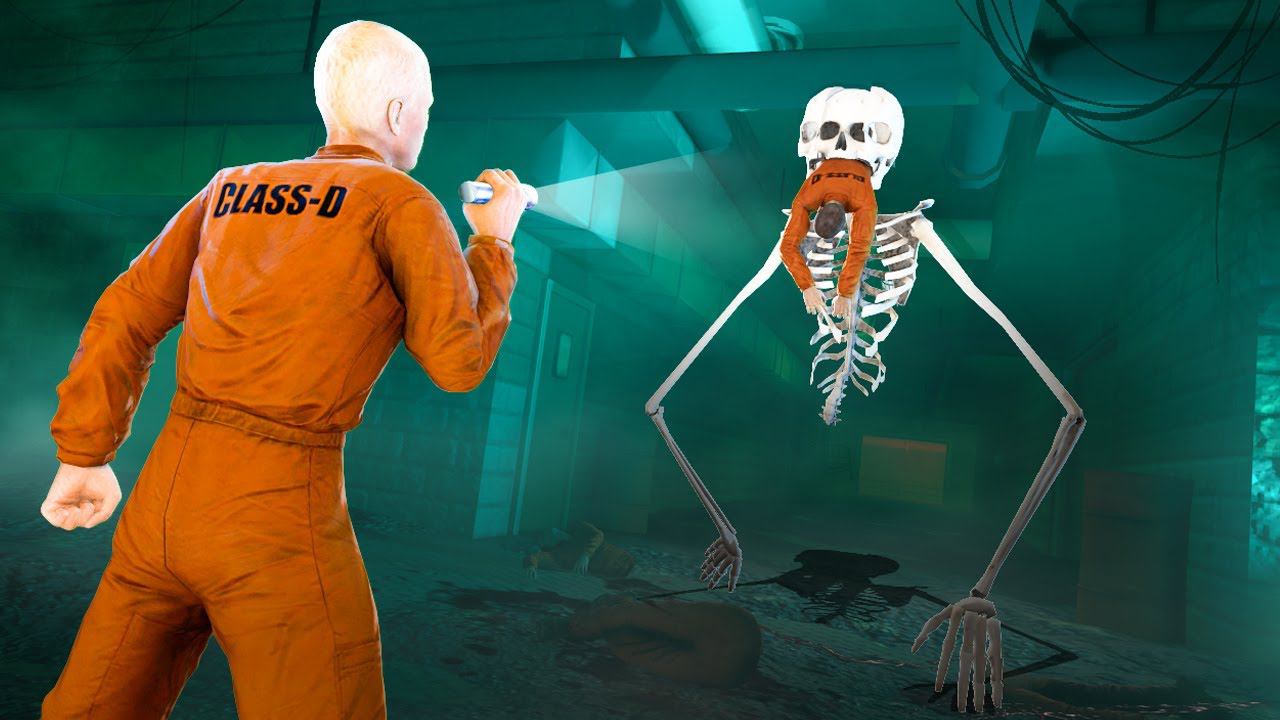 ЖИВОЙ СКЕЛЕТ ОХОТИТСЯ НА НАС! ОПАСНЫЙ SCP ПРОТИВ ЛЮДЕЙ! ВЫЖИТЬ В ...