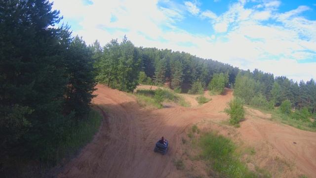 FPV. Мототрасса у поселка Анискино.