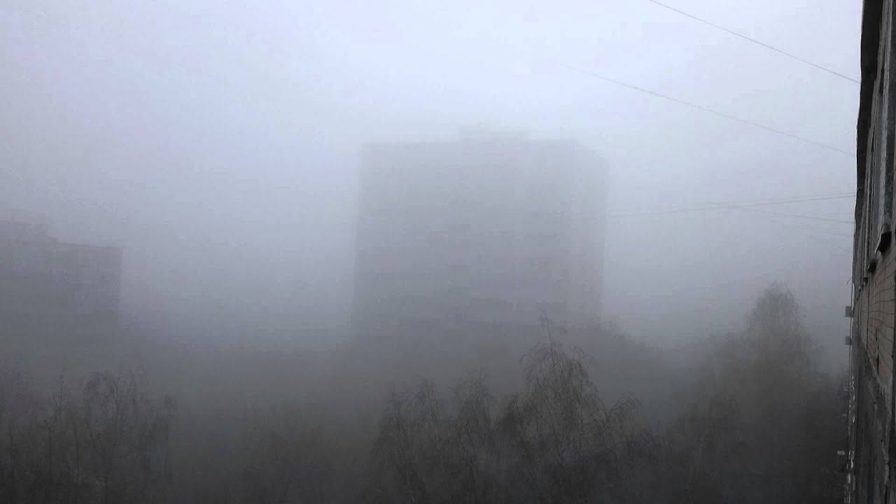 28.04.2015 Туман, утро, Москва, Медведково.