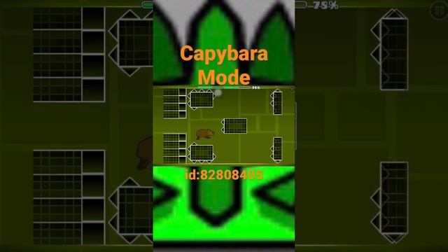 Capybara mode в Geometry dash