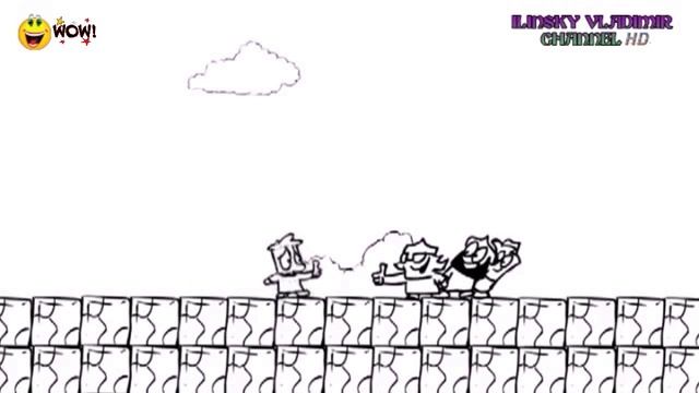 Три богатыря и Супер Марио (прикольный мульт ).