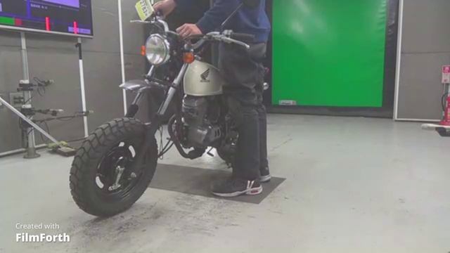 Мотоцикл naked bike нэйкед Honda APE 50 рама AC16 minibike мини-байк гв 2008 пробег 21 т.км белый