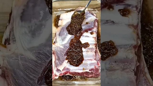 Бараньих рёбрышки в духовке
