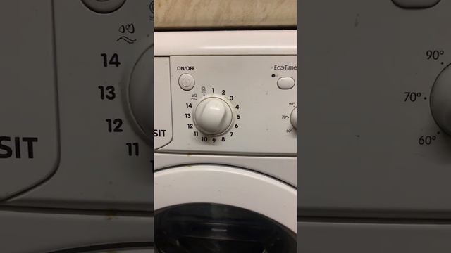Indesit iwc71252 water balance washing machine control panel #washingmachine