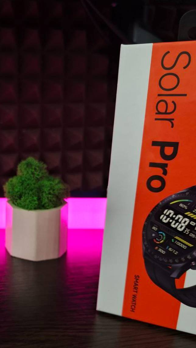 Распаковка часов Haylou Solar Pro