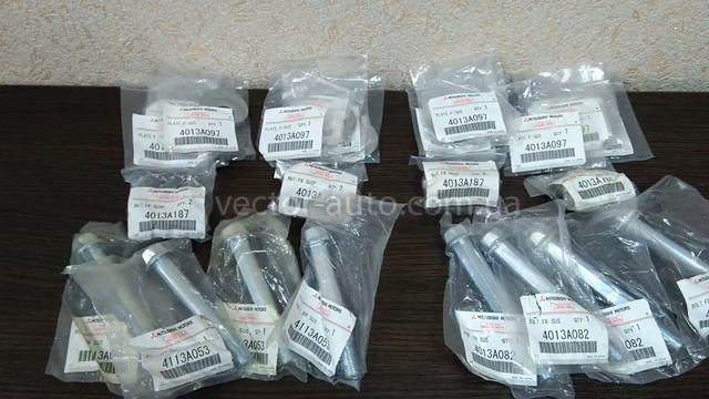 Комплект для замены развальных эксцентриковых болтов Mitsubishi Pajero ...