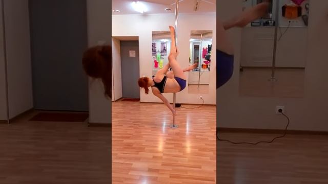 Связка на пилоне для продолжающих 1  Big dance