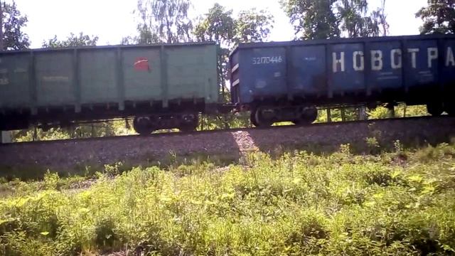 грузовой поезд в р-не ул.Автозаводской 10.06.2022г