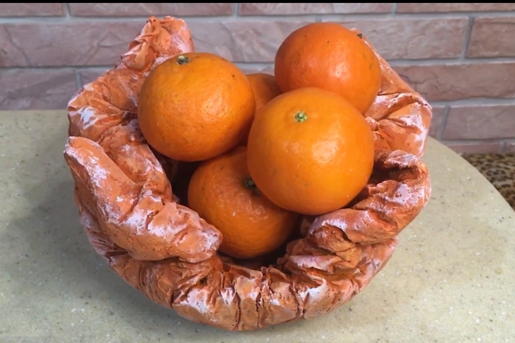 ФРУКТОВНИЦА ИЗ БЕТОНА - DIY