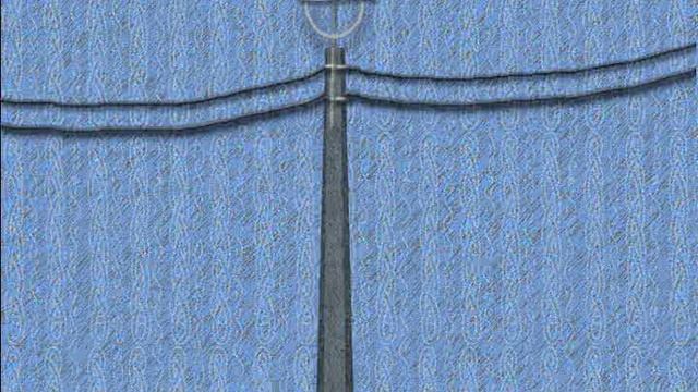 Фонарь, дождь и снег