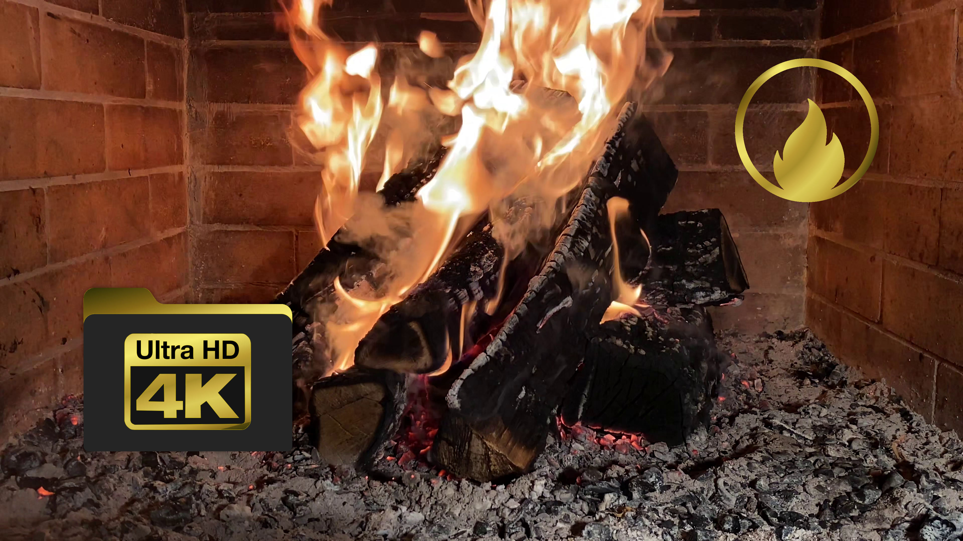Пламя умиротворения: расслабляющий видеоролик с камином в 4К-разрешении