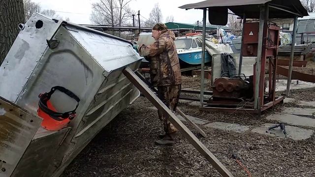 Казанка-5М от смывки до покраски, 1