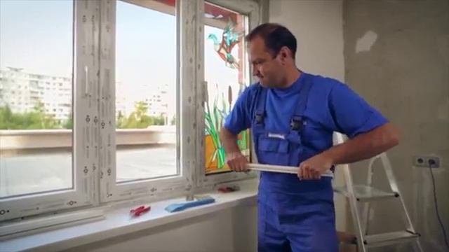 часть 9 установка створок, стеклопакетов, штапиков.mp4