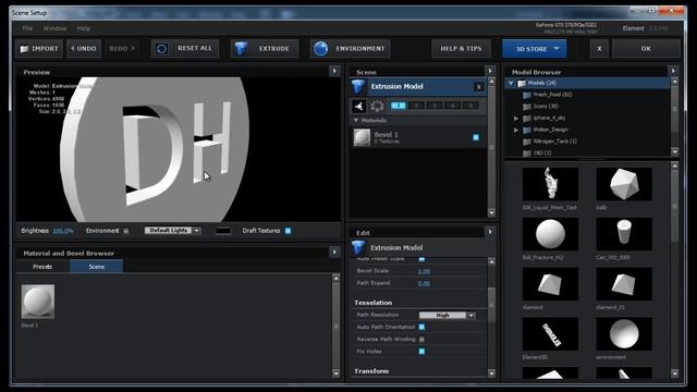 Element 3D Tutorial Extruding Objects with Illustrator Vectors