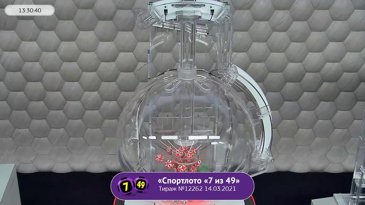 Столото представляет | Лотерея «Спортлото «7 из 49». Тираж № 12262 от 14.03.2021 г.