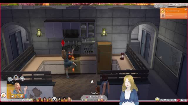 "Психушка" Челлендж The Sims 4 без модов. День 9.
