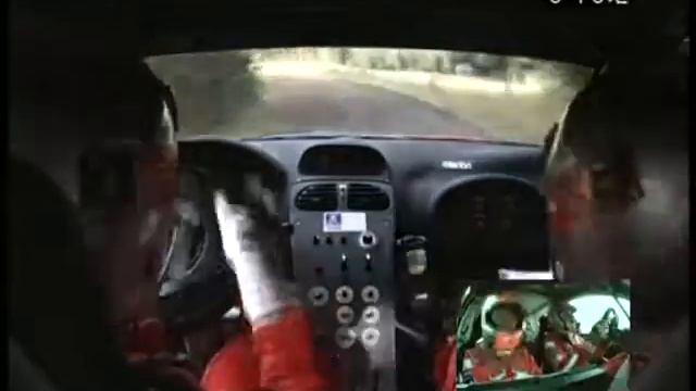 WRC Onboard Richard Burns ADAC Rallye Deutschland 2003 SS09 Peterberg 1