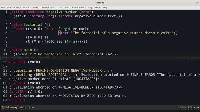 Exploring the Condition System of Common Lisp