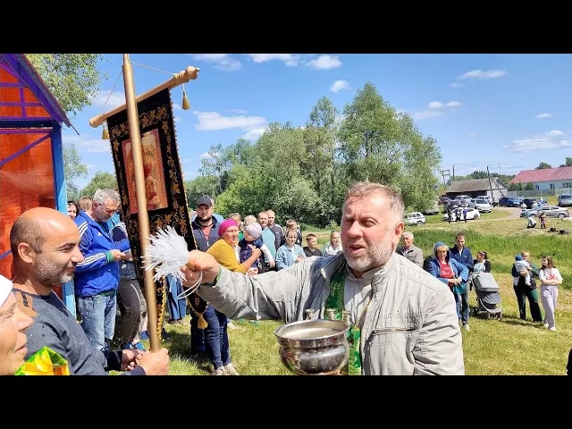 Село Старые Пичуры Торбеевский район Республика Мордовия Троица 2023 Богослужение (стабилизация FHD)