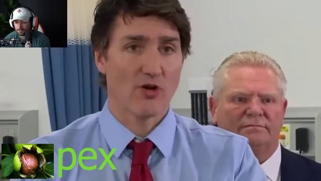 Джастин Трюдо, горит от интревью Такера Карлосона.