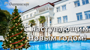 Отель "Очарование моря" поздравляет с Новым годом. Новый год в Сочи. Новый год на море.