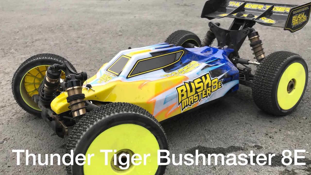 Thunder Tiger Bushmaster 8E test drive, тест супер багги 1/8, но не долго...