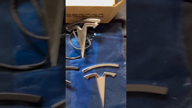 Tesla Model 3 T Light Rear LED Emblem by Tesgogo Refitacar unboxing part 1
