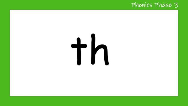 'th' Words _ Blending Phonics Phase 3