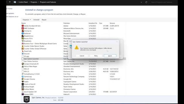 How to Fix Error II E1003 in Epic Games Launcher | Fix Install Failed ...