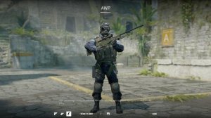 AWP в Counter-Strike 2: Обзор Стандартного Скина в 3D
