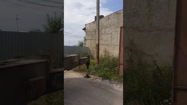 Демонтаж опоры столба СВ 9,5 .mp4