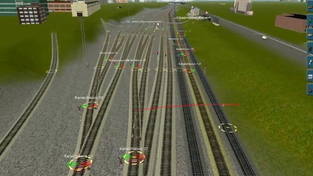 trainz 2012 _ МЦК _ Обзор маршрута в trainz