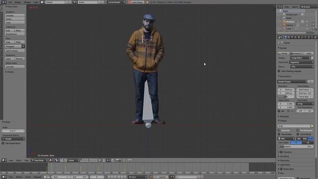 Как анимировать людей в Blender - Ленивые уроки