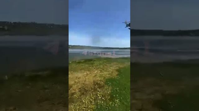 Ка-52 ВКС на пляже в Алчевске (ЛНР).