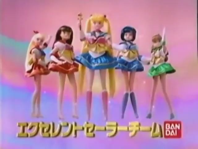 Реклама кукол Луна в Матроске (Sailor Moon) 1